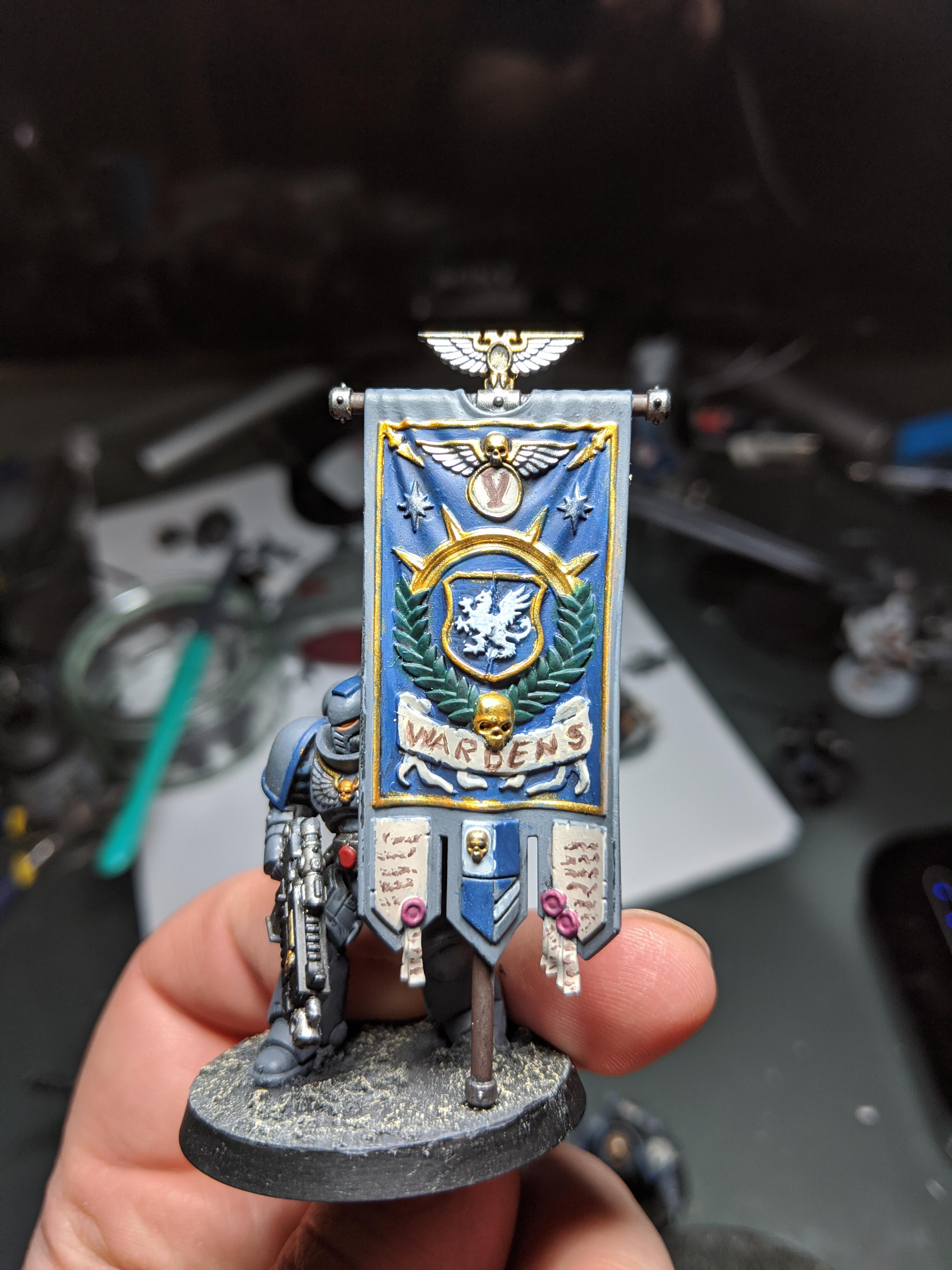 Primaris Ancient for my homebrew chapter - The Wardens | Scrolller