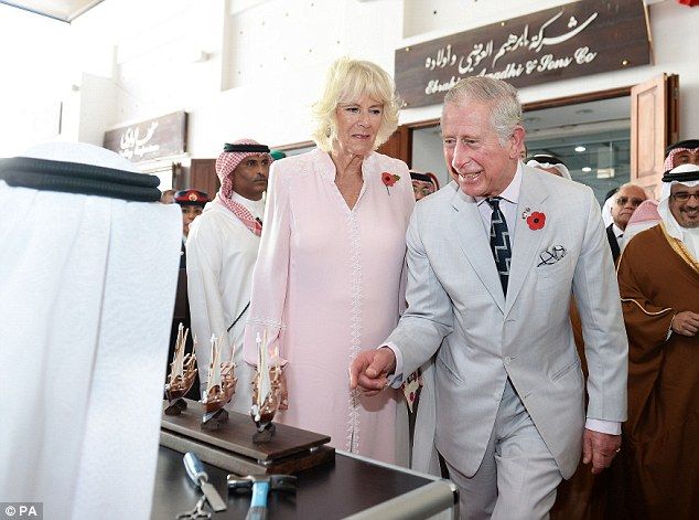 Prince Charles and the Duchess of Cornwall in the Manama Souq | Scrolller