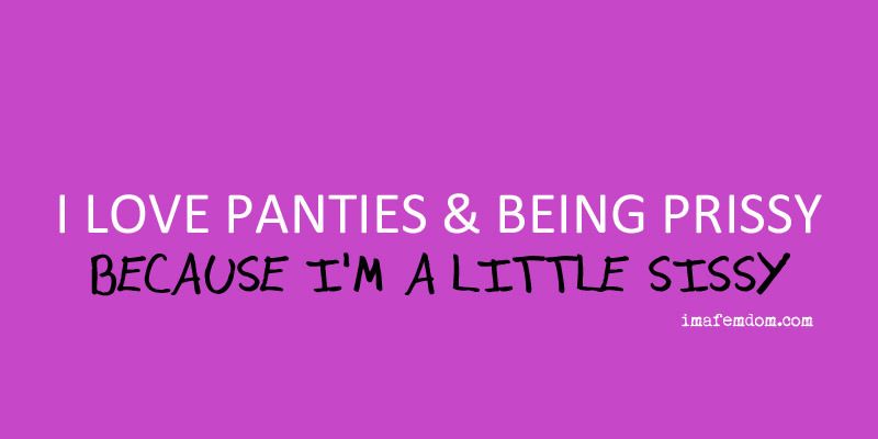 Prissy Sissies Love Wearing Panties Scrolller