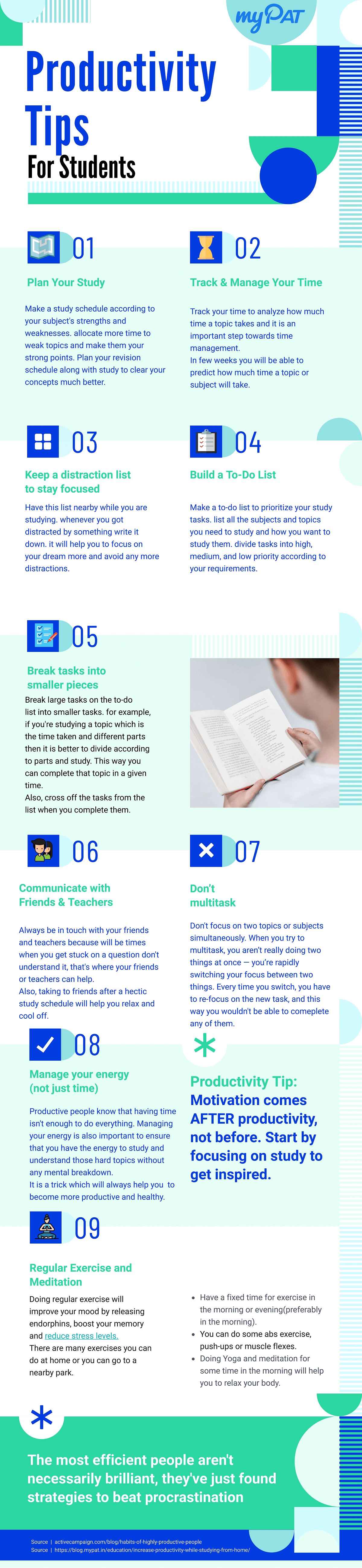 Productivity Tips for Students [Infographic] | Scrolller