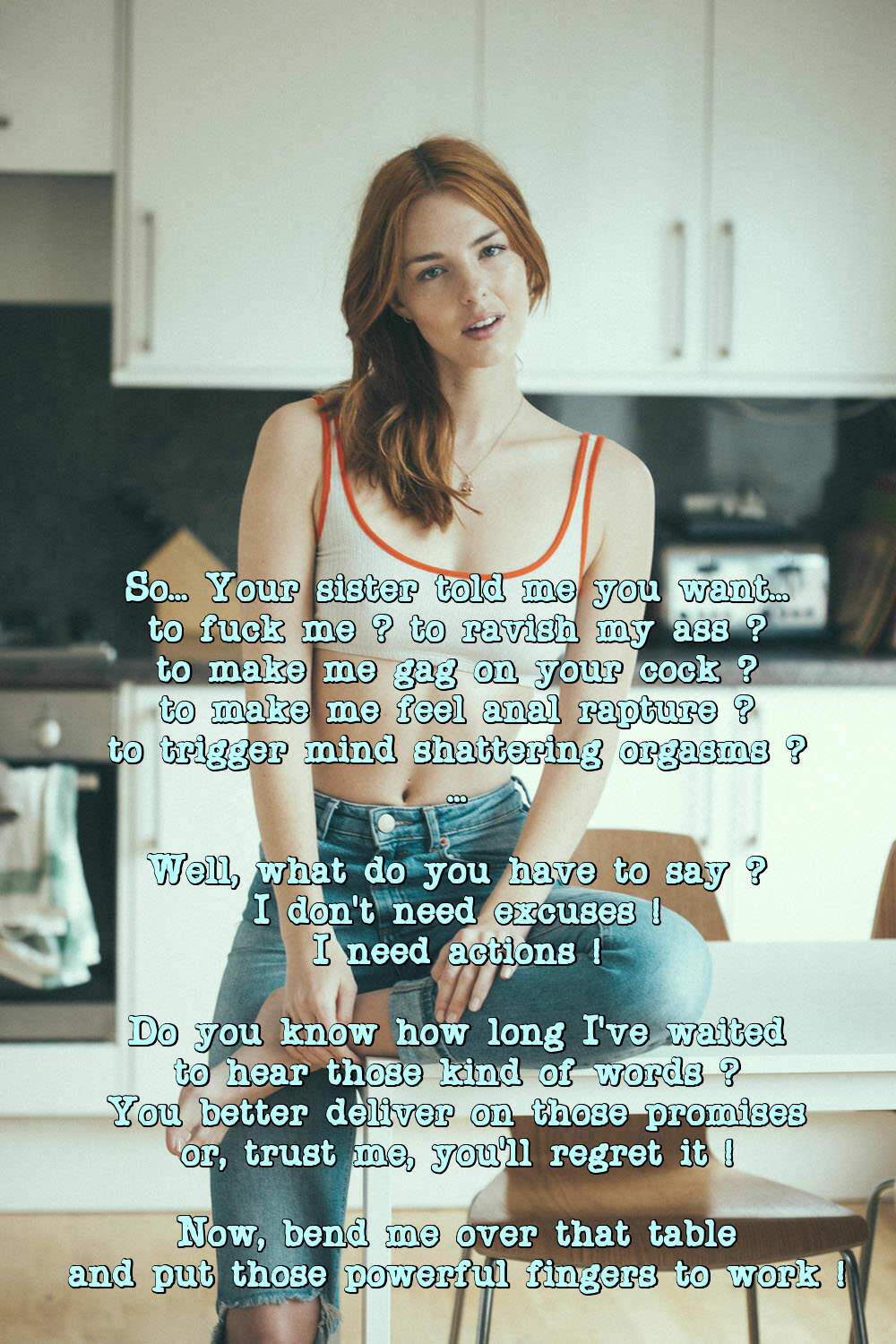 Promises, promises... [sister's bff][Bragging and consequences] | Scrolller