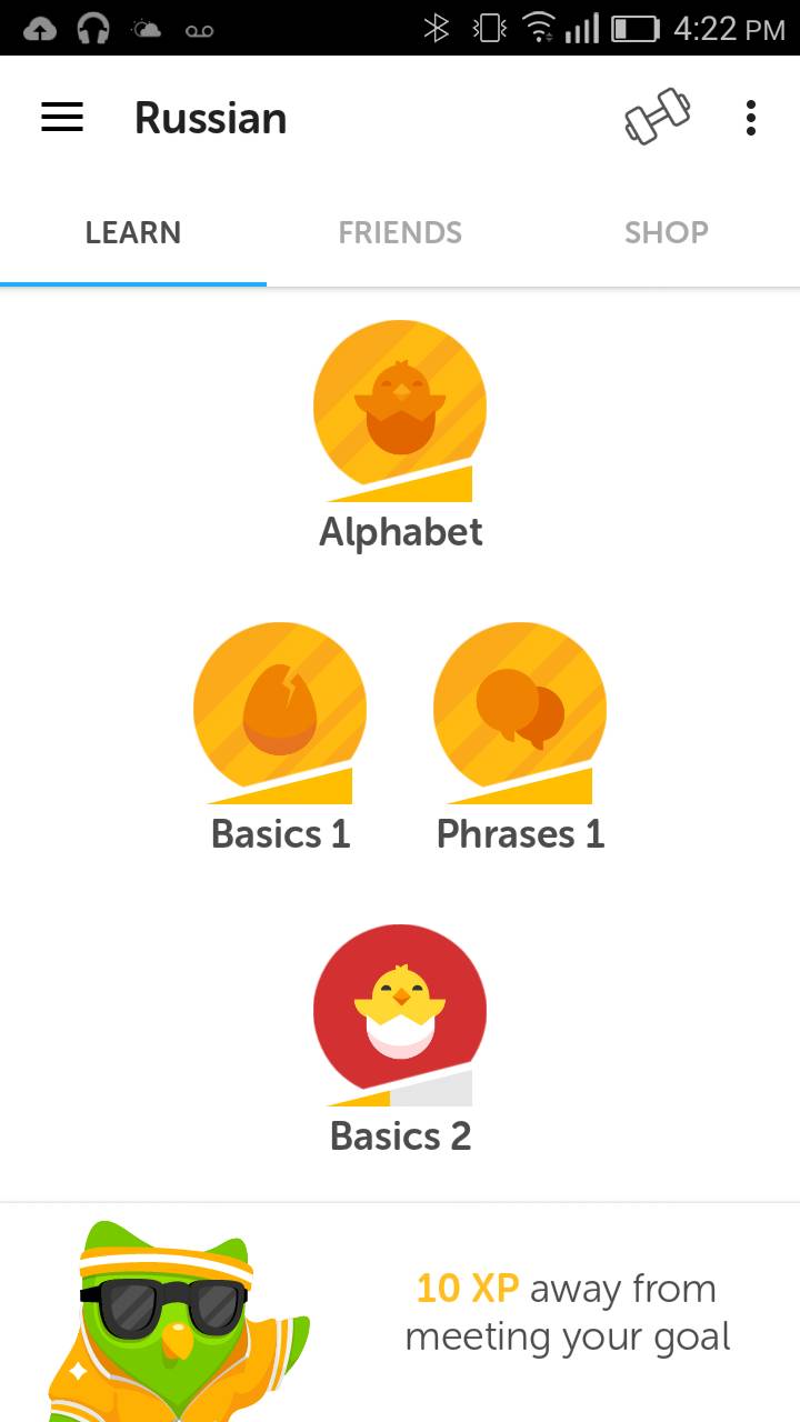 PSA: Russian now available on Android Duolingo app! | Scrolller