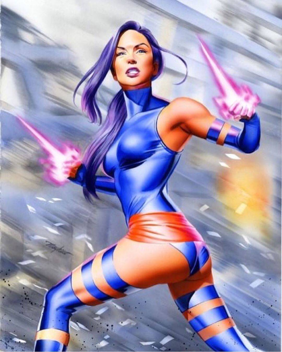 Psylocke by Mike Mayhew | Scrolller