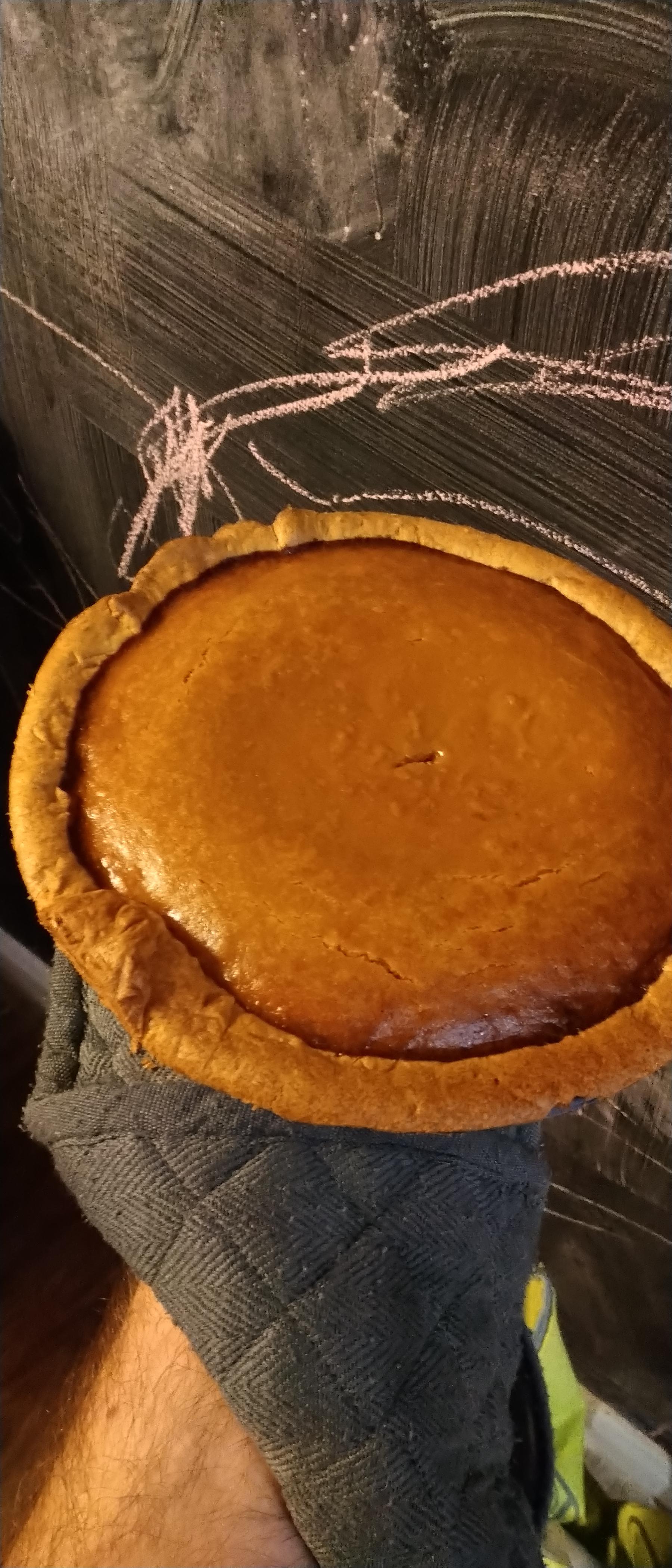 Pumpkin pie fresh from the oven | Scrolller