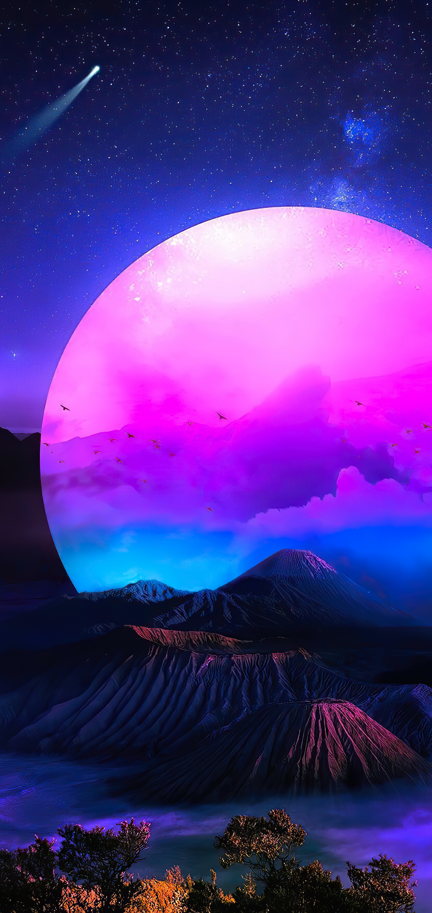 Purple moon | Scrolller