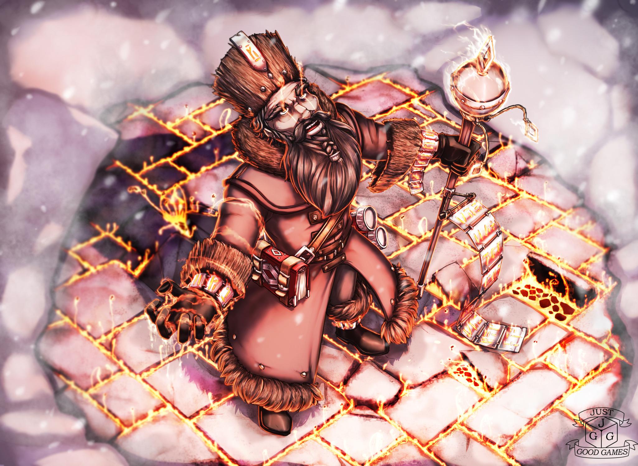 Pyromancer, me, digital, 2021 | Scrolller