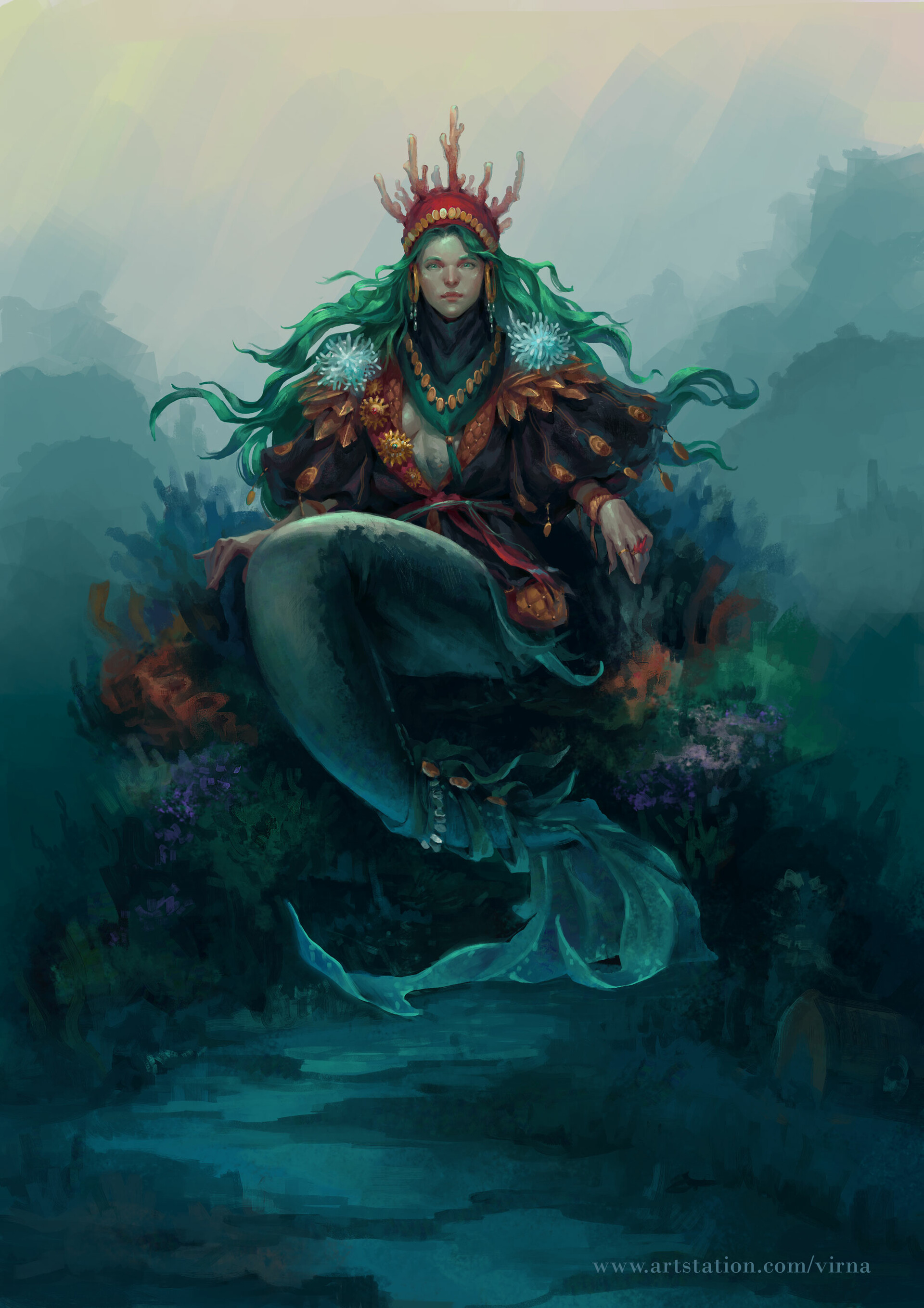 Queen of Coral Reef by Ekaterina Mikhailova | Scrolller