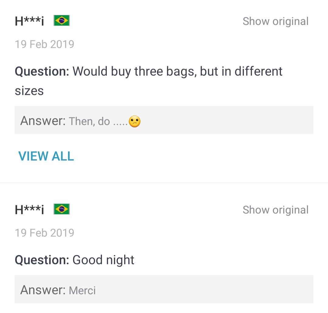 Question/answer section in a nutshell | Scrolller