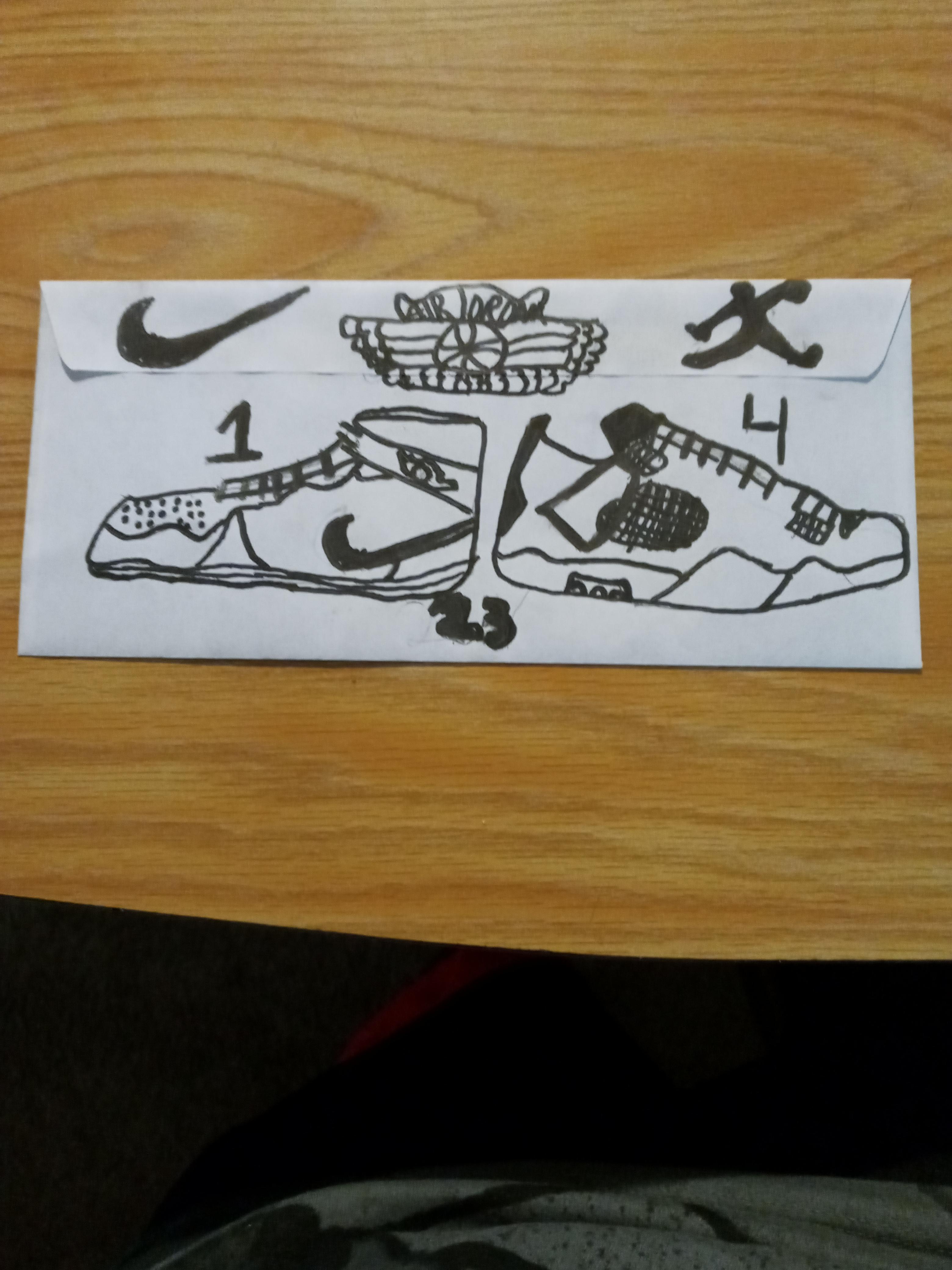 Quick drawing I made of my 2 favorite jordans | Scrolller