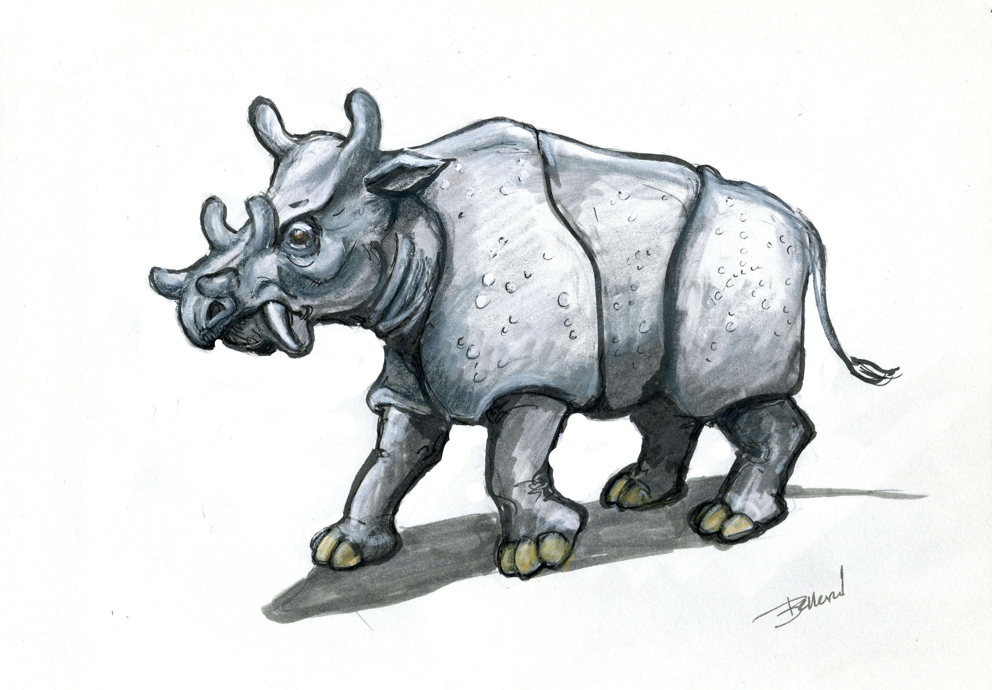 Quick pic of Uintatherium | Scrolller