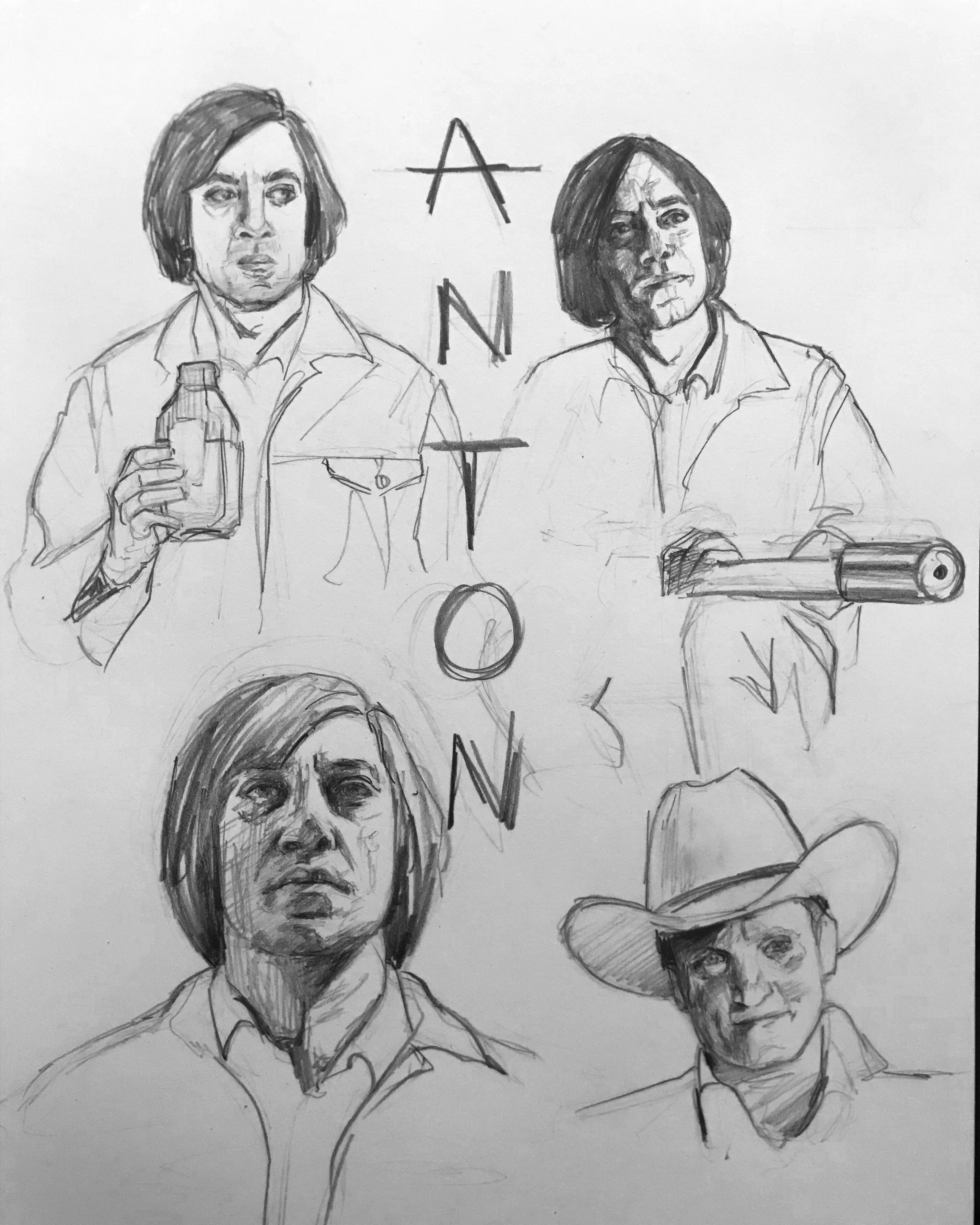 Quick studies, me, pencil, 2021 | Scrolller