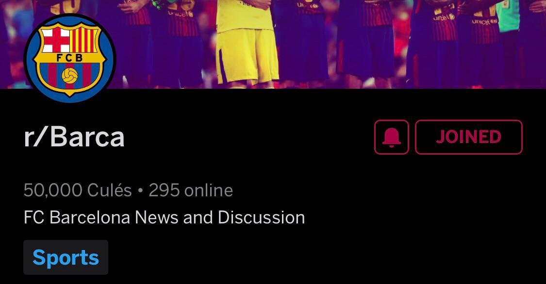 r/Barca is 50,000 strong!! | Scrolller