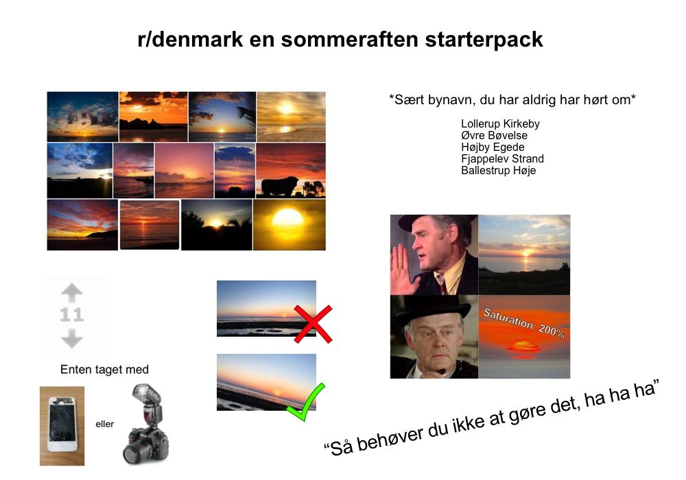 r/denmark en sommeraften starterpack | Scrolller