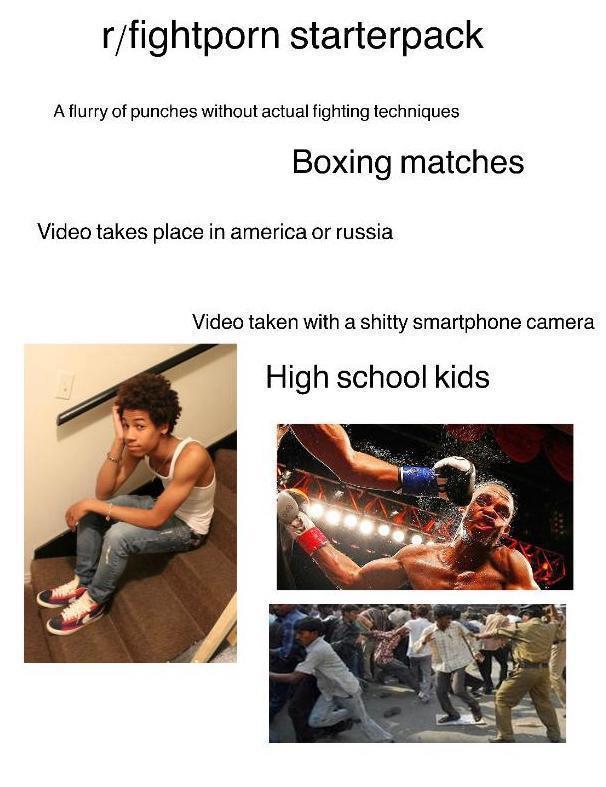 r/fightporn starterpack | Scrolller