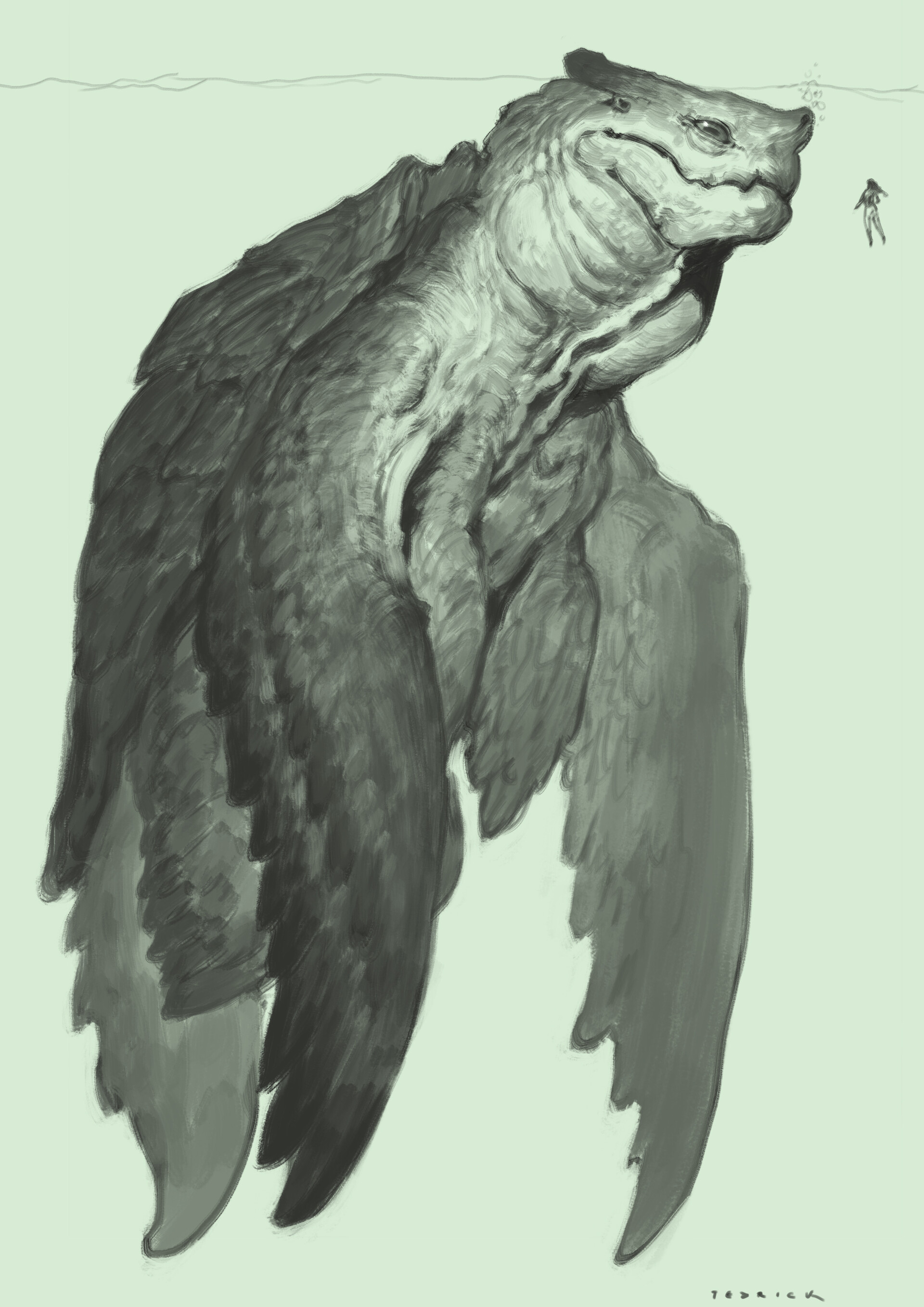 [/r/ImaginaryHybrids] Dragon Turtle by John Tedrick | Scrolller