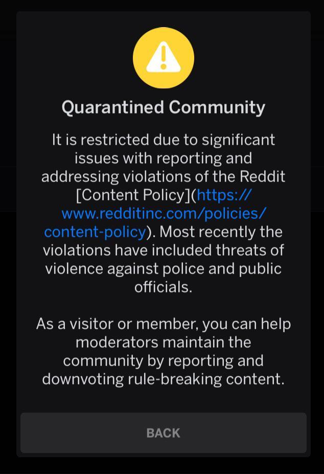 r/The_Donald has finally been quarantined. | Scrolller