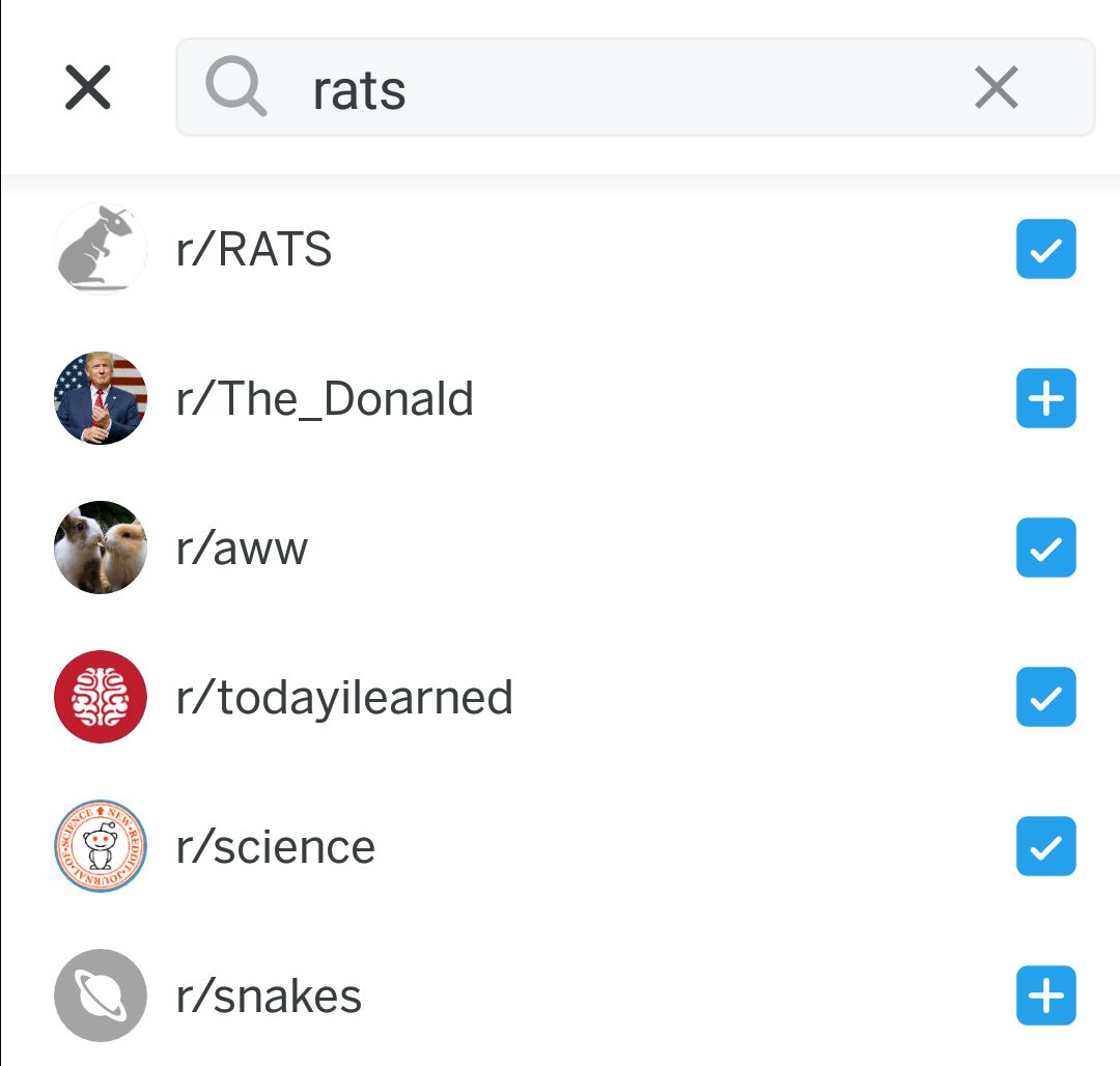 r/The_Donald is the second result when you search for "rats" | Scrolller