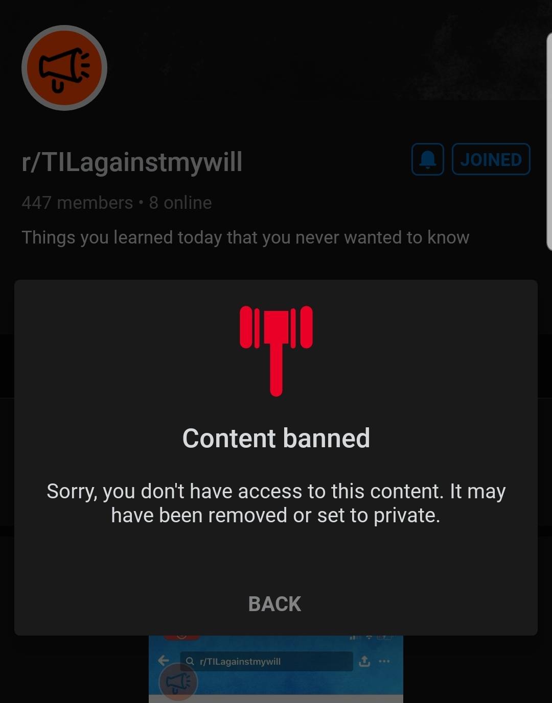 r/TILagainstmywill banned | Scrolller
