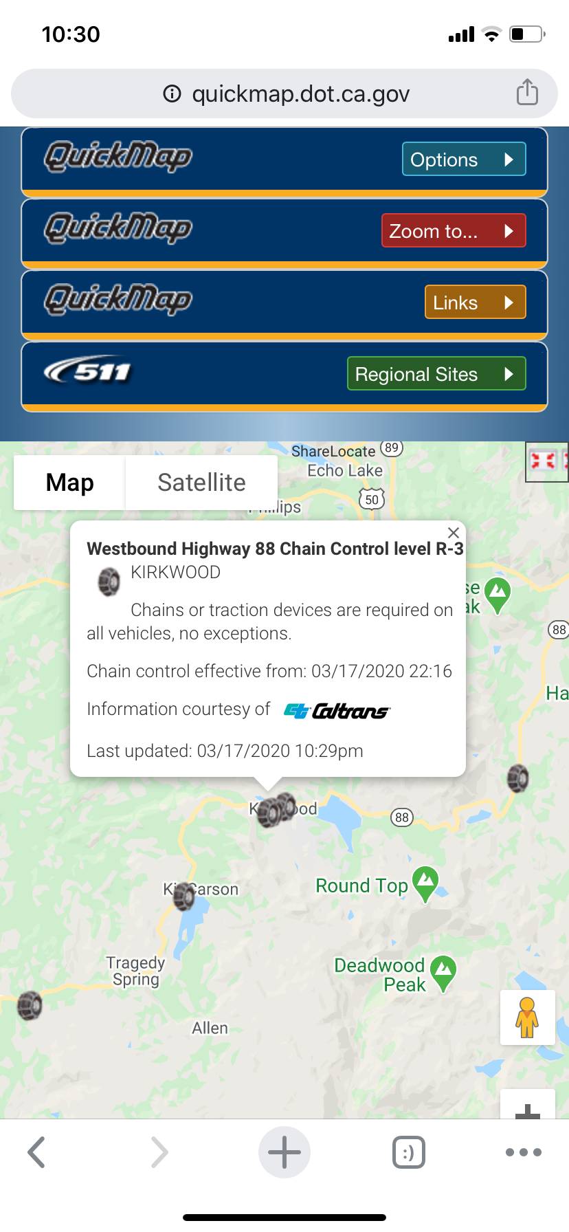 R3 popped up in front of Kirkwood | Scrolller