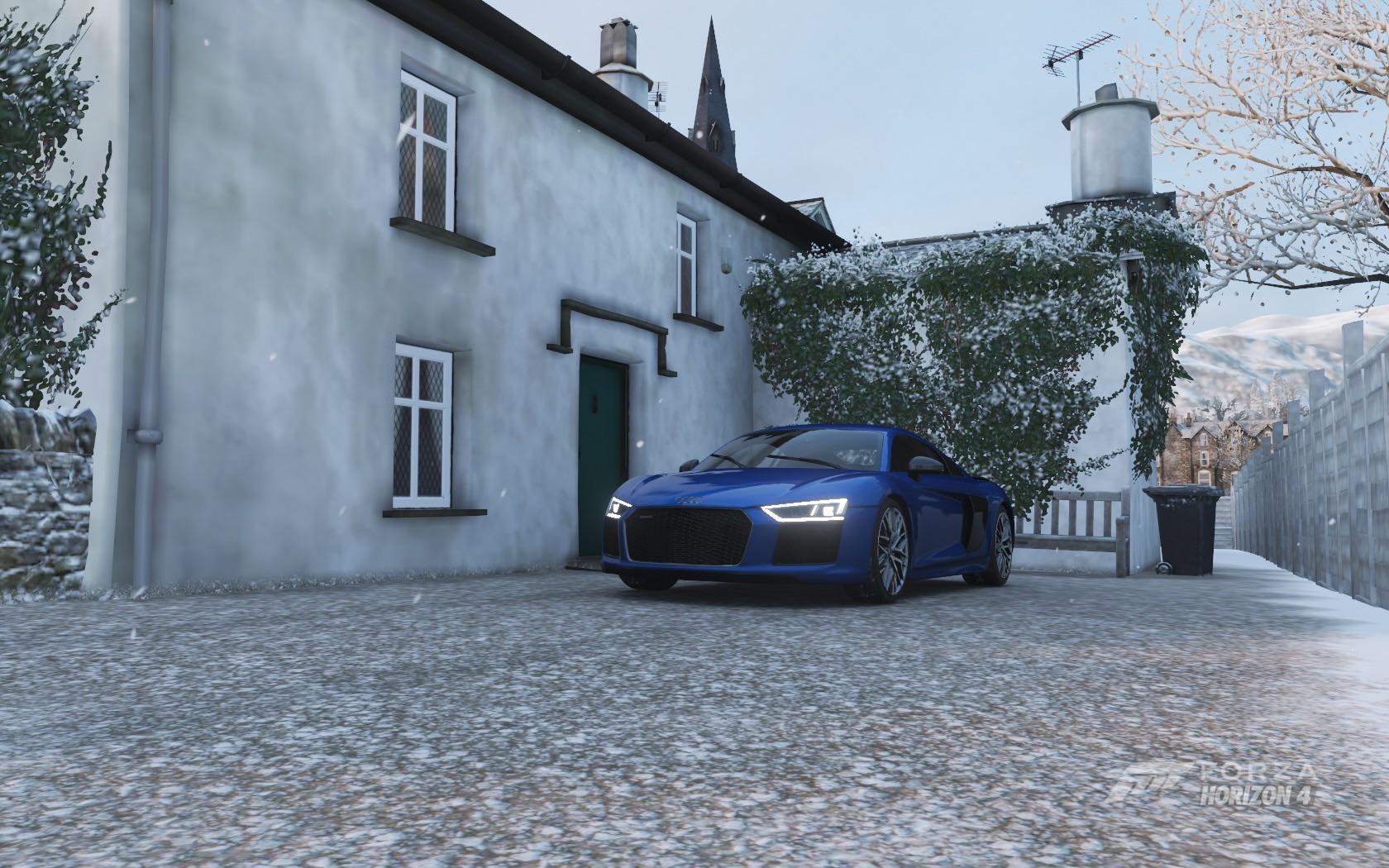 R8 in the snow (FH4) | Scrolller