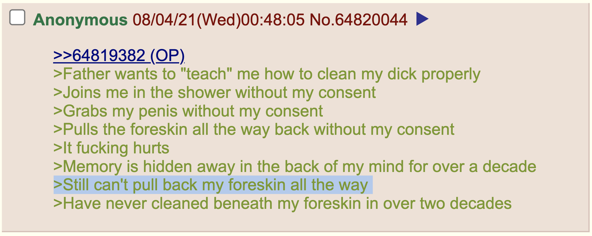/r9k/ anon is scarred | Scrolller