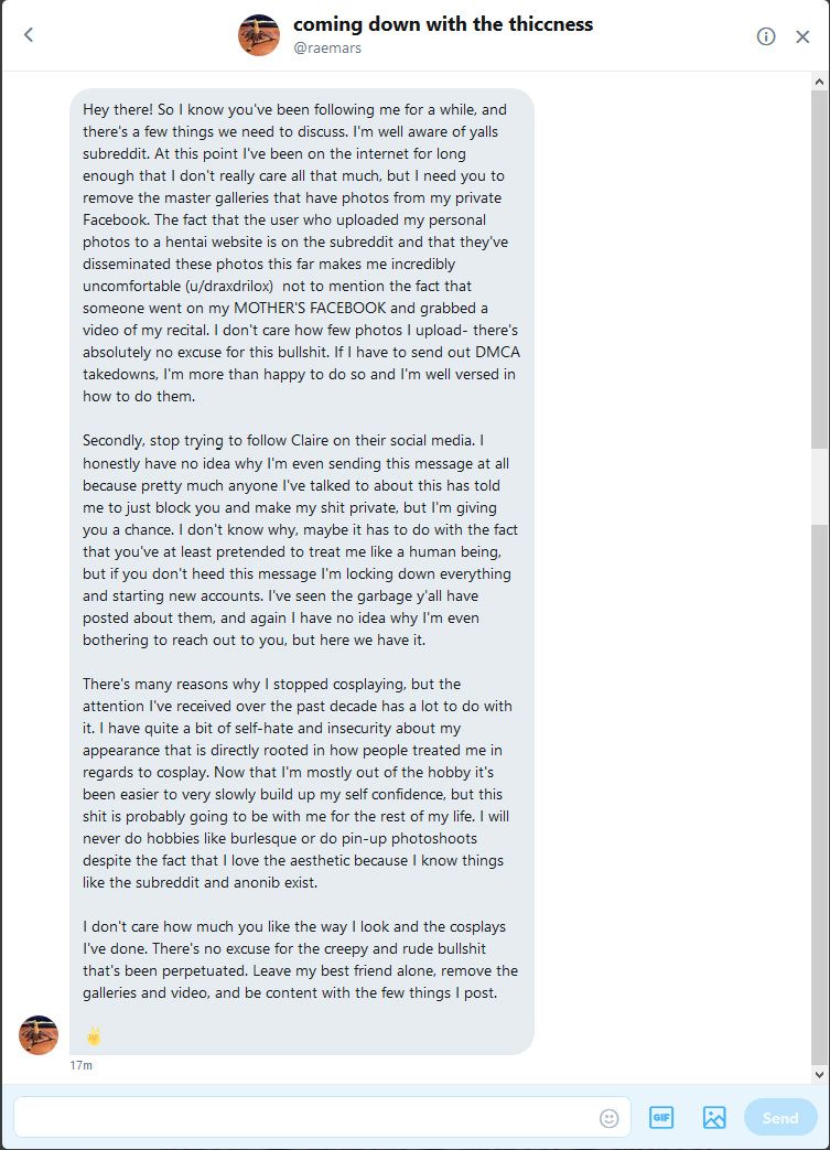 Rachel takedown notice | Scrolller