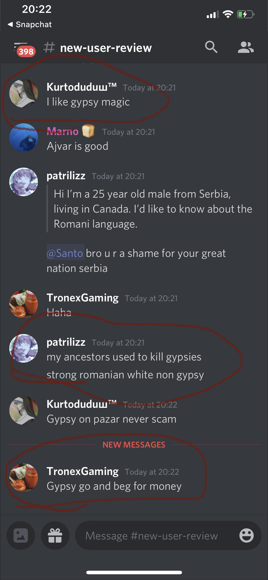 Racists trolls on a romani server | Scrolller