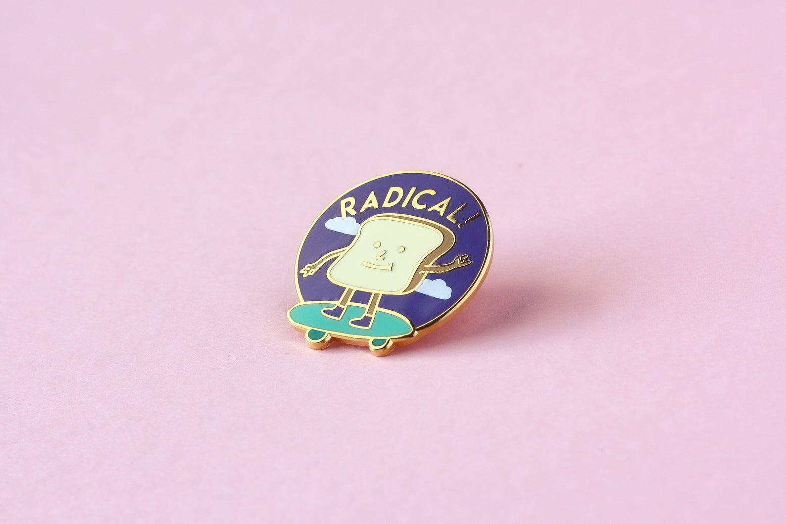 Radical Toast Enamel Pin 🤙🏼 | Scrolller