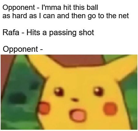 Rafa and his passing shots | Scrolller