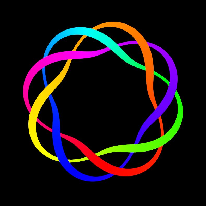 Rainbow Knot | Scrolller