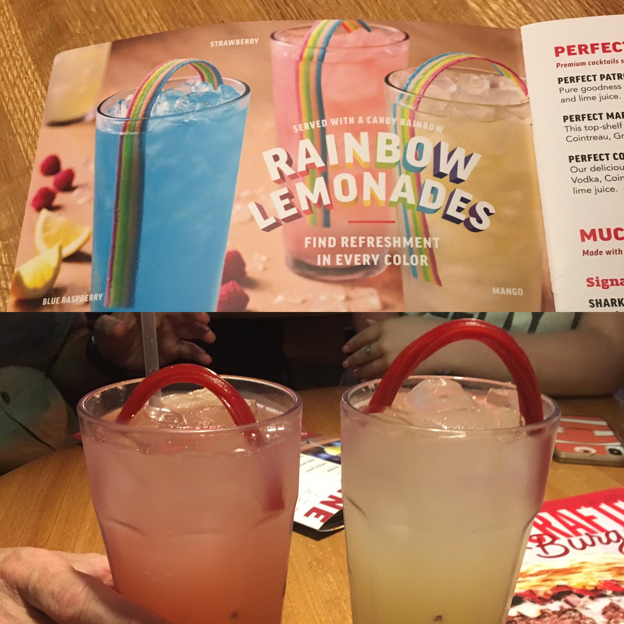 “Rainbow” Lemonades at Applebee’s | Scrolller