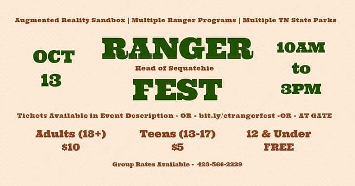 Rangerfest (multiple state park ranger programs for one low price) | Scrolller