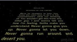 Readable rickroll | Scrolller