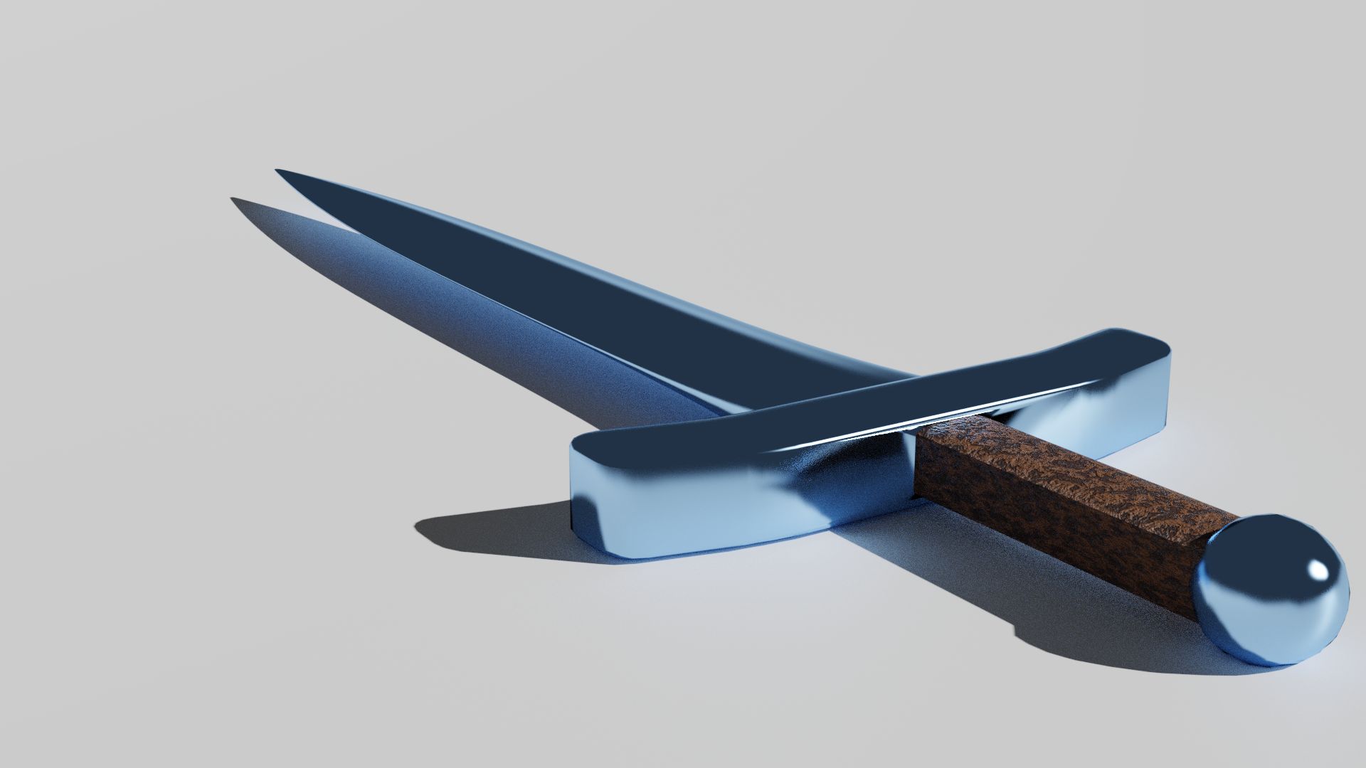 realistic render of the diamond sword | Scrolller