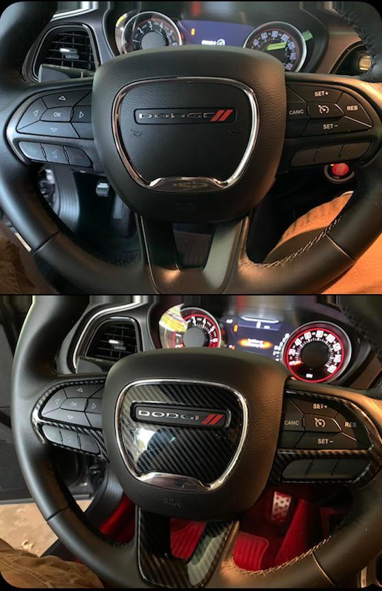 Really loving this carbon fiber steering wheel kit I picked up on eBay. | Scrolller