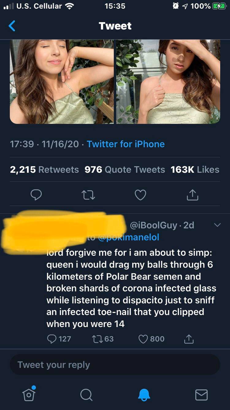 Really odd simp | Scrolller