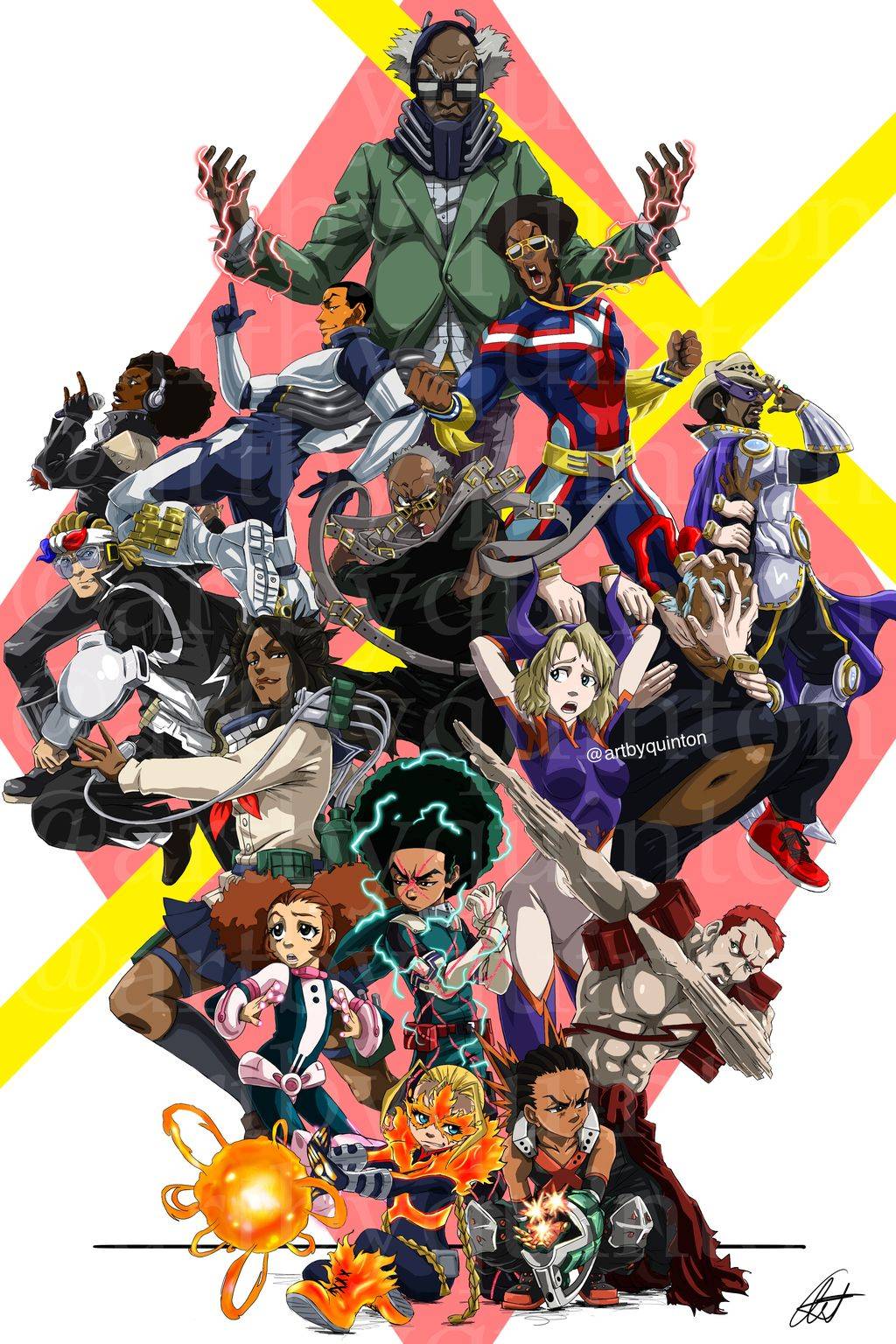 Dope pic of Boondocks x MHA | Scrolller