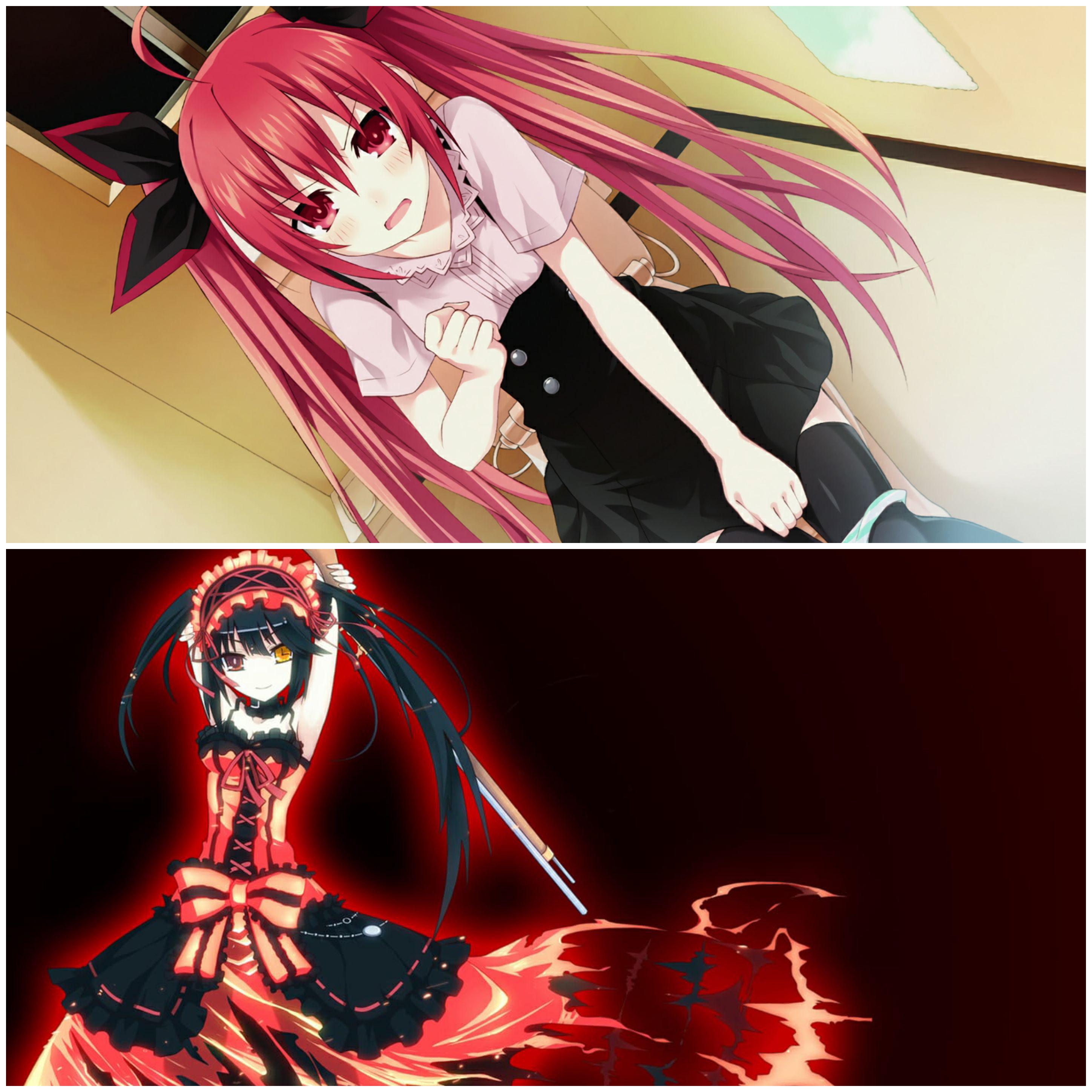 Red hair tsundere or black hair yandere? | Scrolller