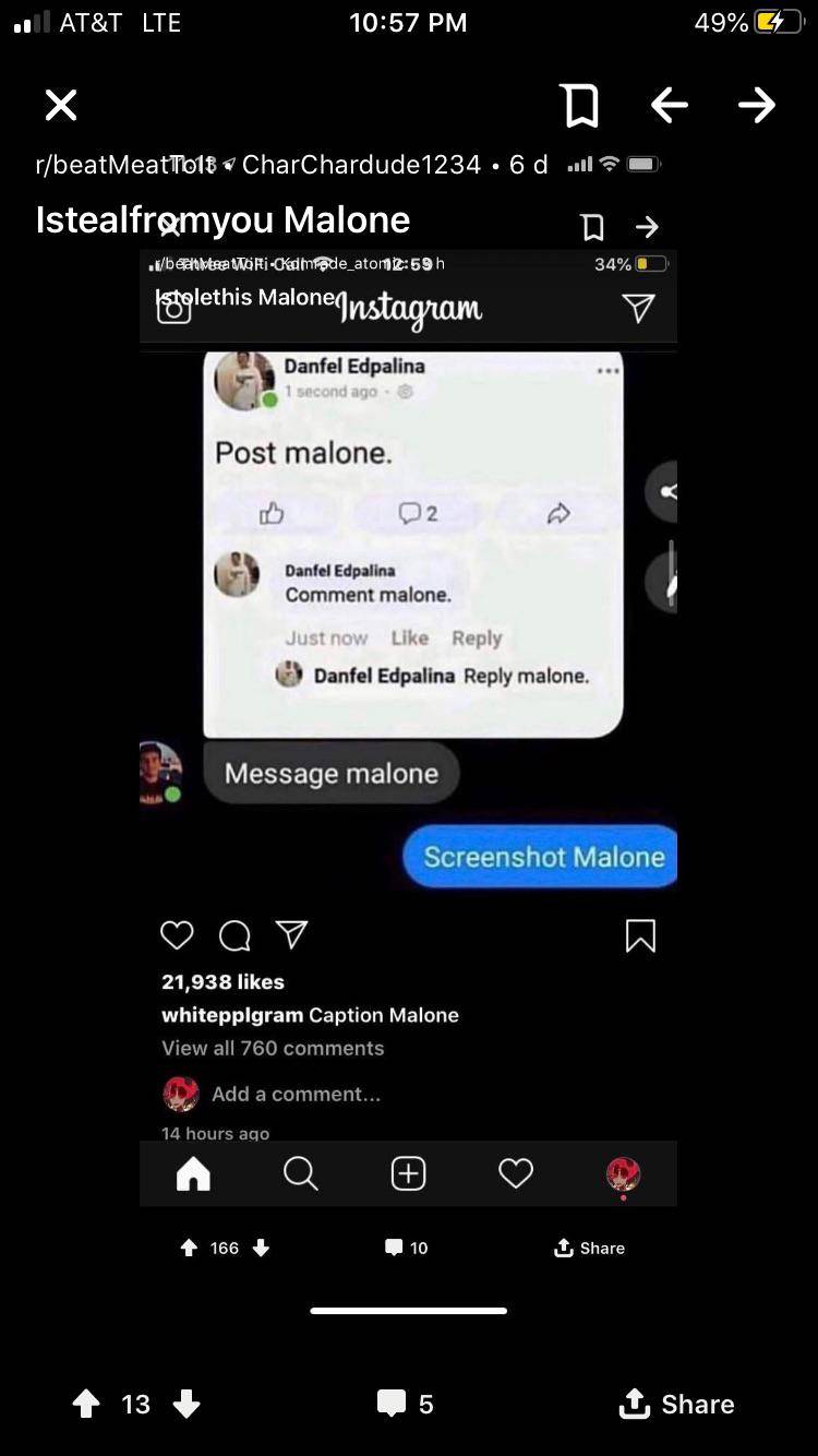 Reddit malone | Scrolller