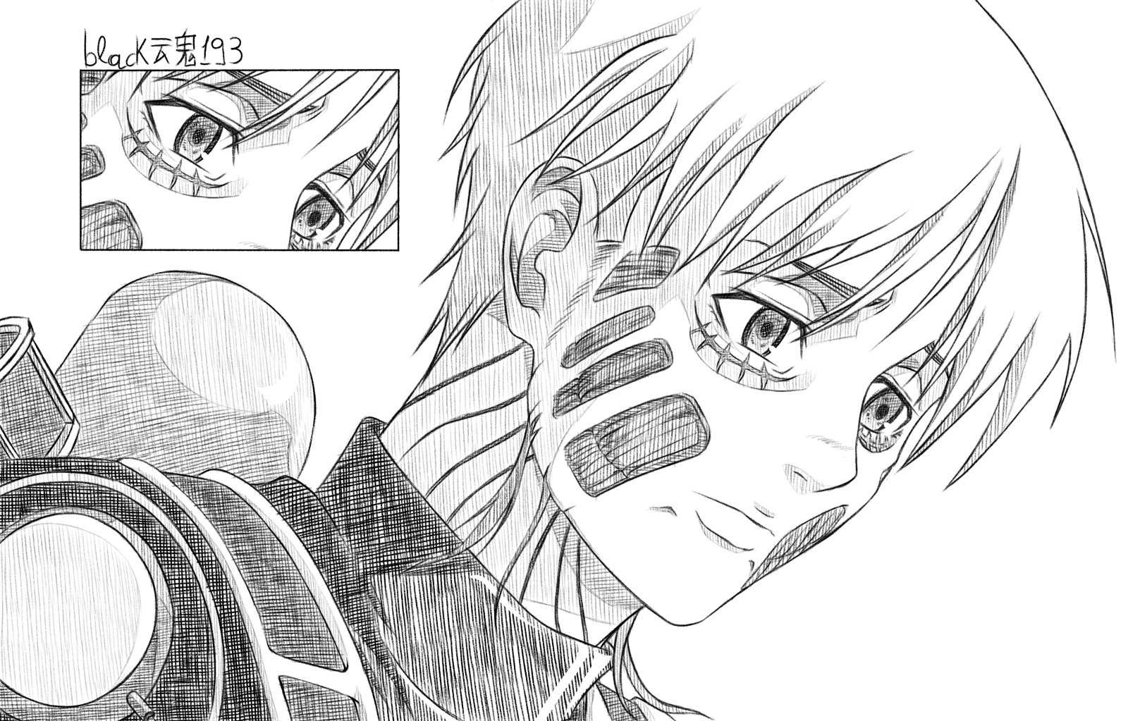 Reference drawing of Armin... | Scrolller