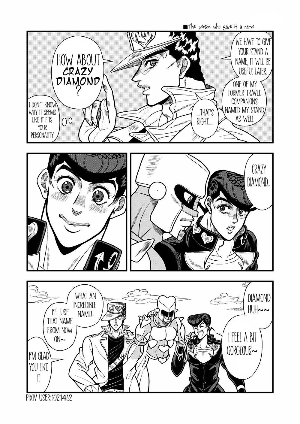 Remember that time when Jotaro named Crazy Diamond? | Scrolller