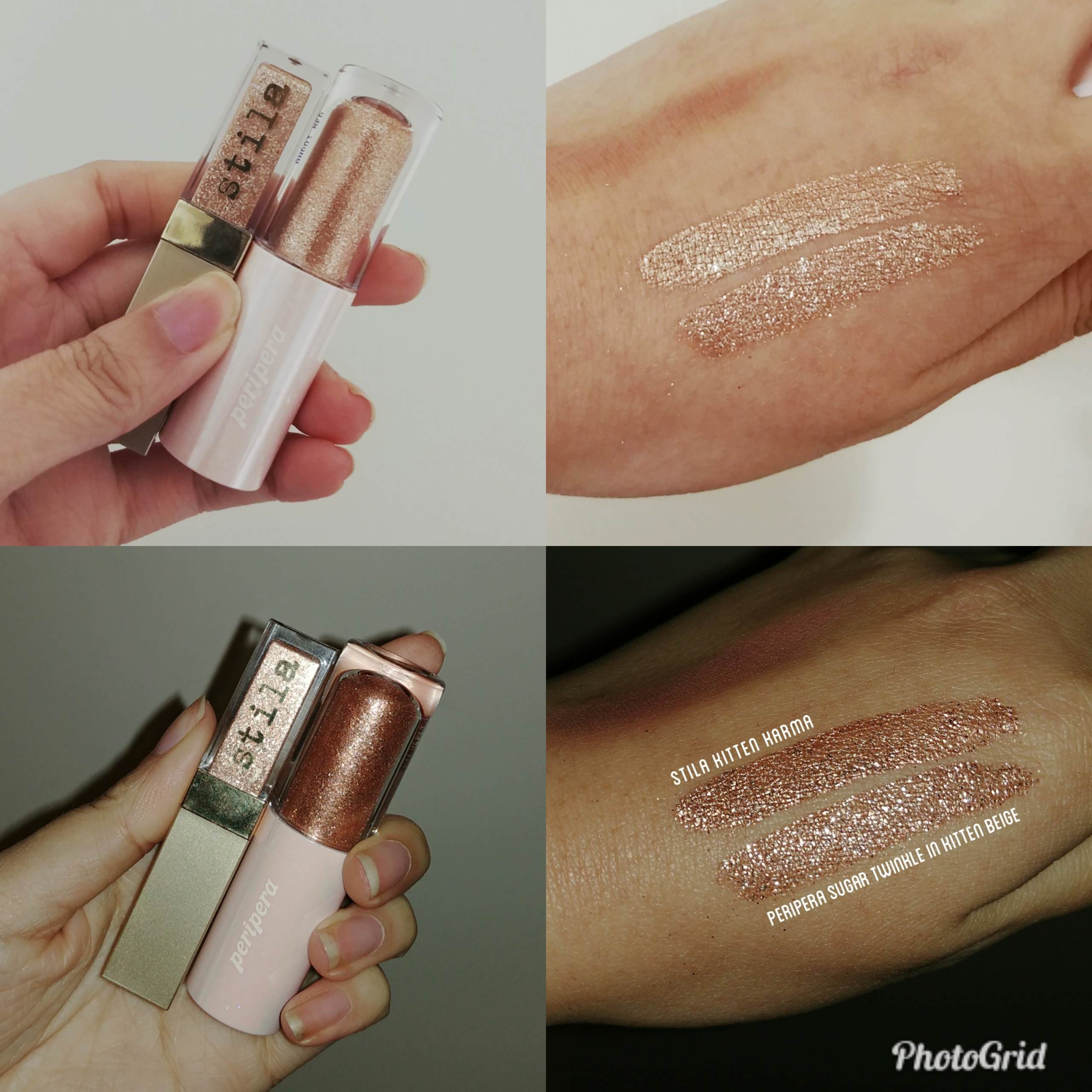 [Review] Peripera Sugar Twinkle Liquid Shadow (+ comparison to the Stila one!) | Scrolller