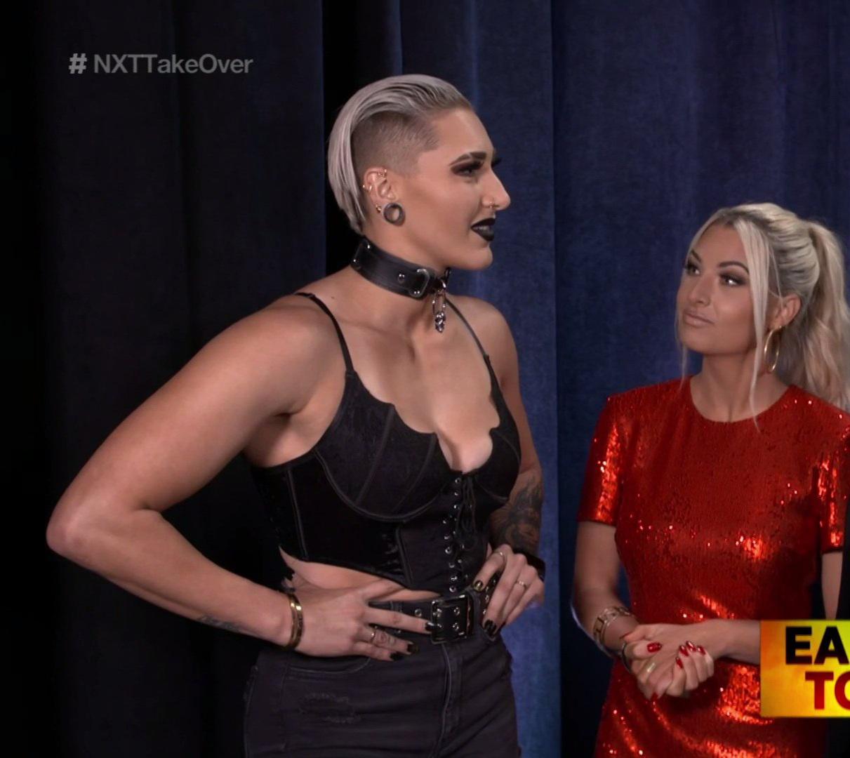 Rhea on the NXT TakeOver pre-show | Scrolller