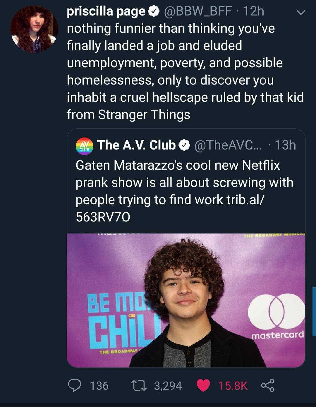 Rich kid profiting off humiliating the unemployed | Scrolller