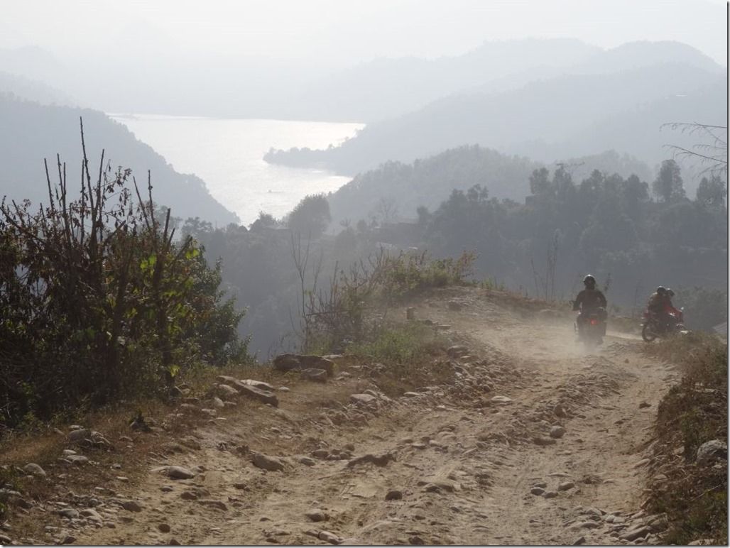 Riding the dirt roads near Begnas Lake, Nepal [OC] | Scrolller