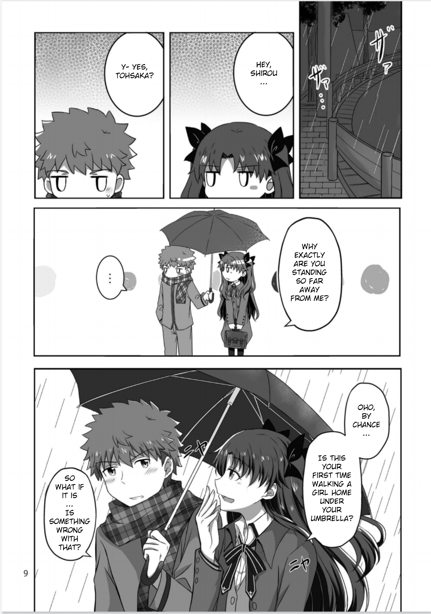 Rin Teasing Shirou | Scrolller