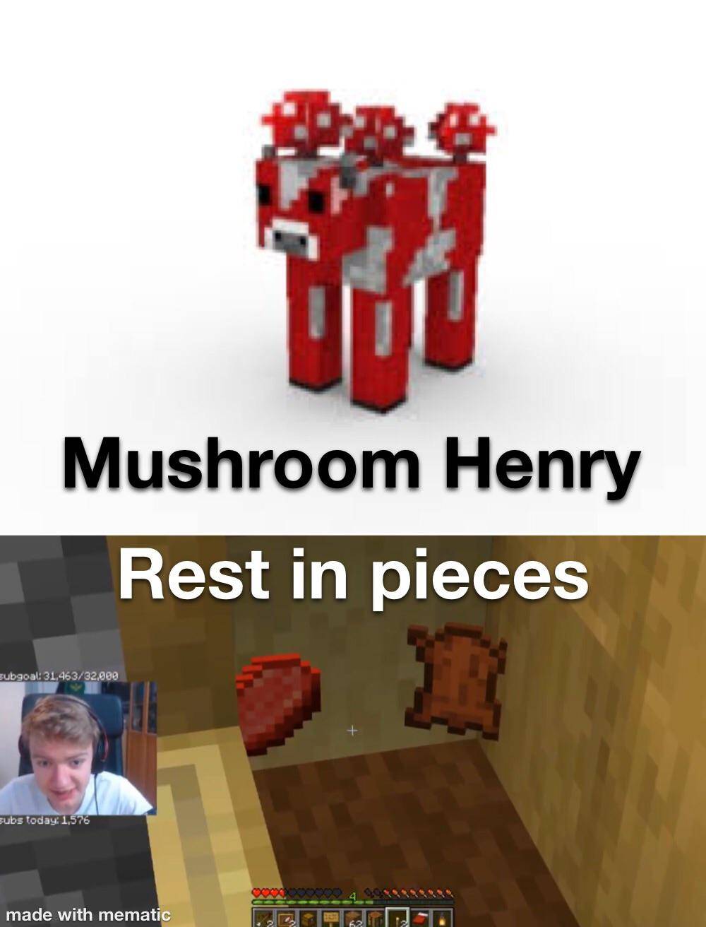 RIP MUSHROOM HENRY | Scrolller