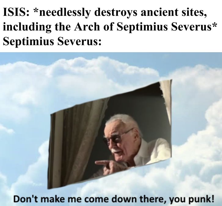 RIP, Stan Lee and RIP, Arch of Septimius Severus | Scrolller