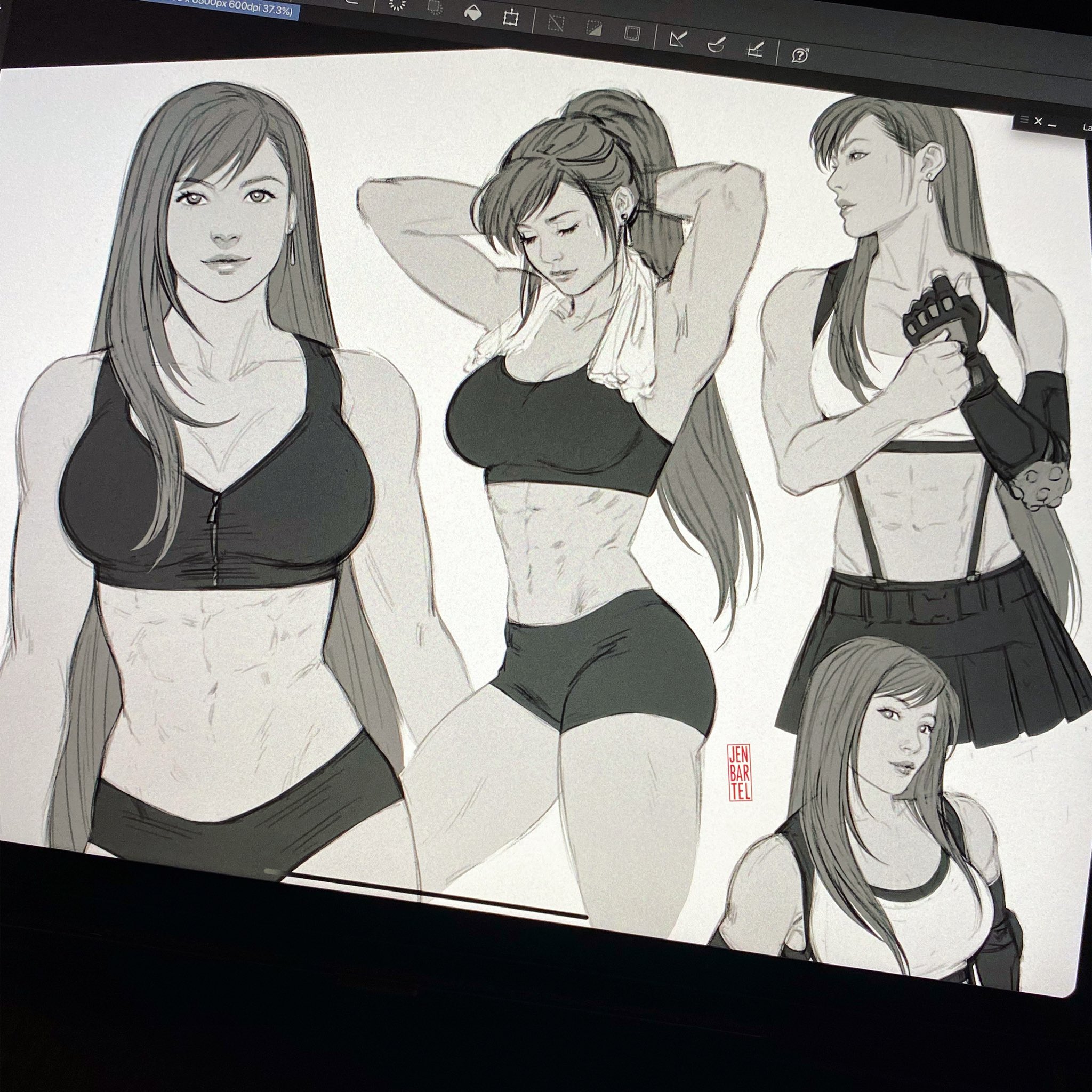 Ripped Tifa | Scrolller