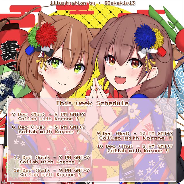 Risu, I fixed your schedule | Scrolller